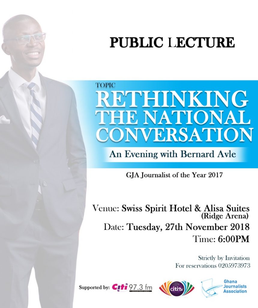 Rethinking the National Conversation; Bernard Avle delivers public ...