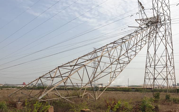Collapsed pylon (1) | Citinewsroom - Comprehensive News in Ghana