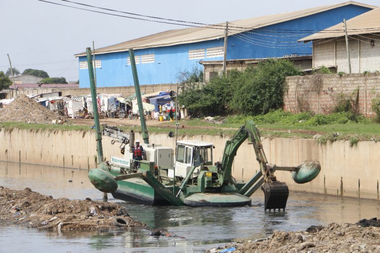 1 million cubic meters of silt removed from Odaw river