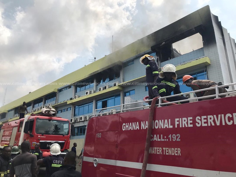 Fire servic at GRA fire | Citinewsroom - Comprehensive News in Ghana