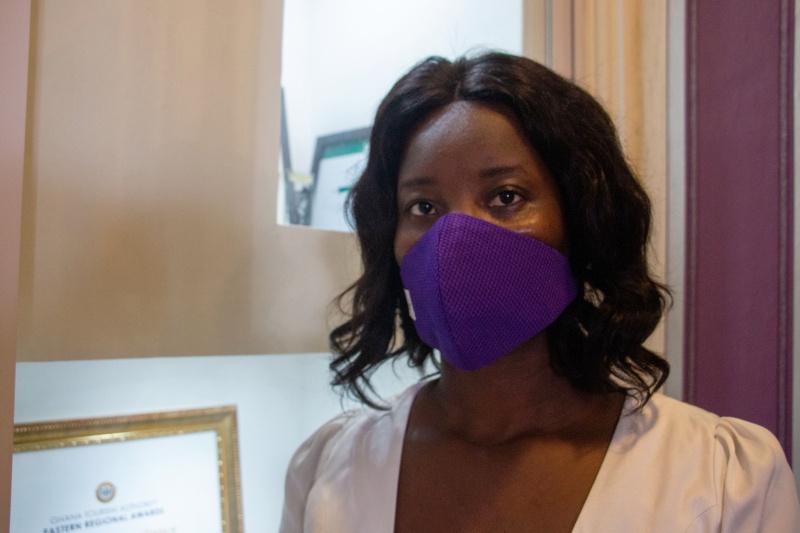Naa Lamley Kouture has donated 80 face masks to Citi FM:Citi TV2 ...