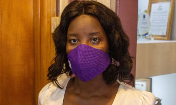 Naa Lamley Kouture donates face masks to Citi FM/Citi TV