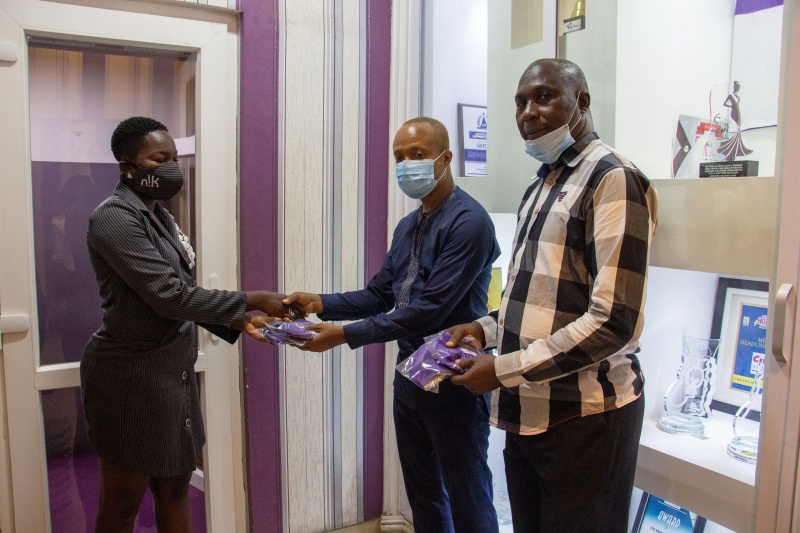 Naa Lamley Kouture has donated 80 face masks to Citi FM:Citi TV5 ...