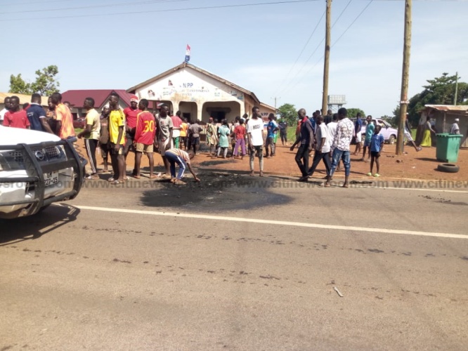 Wulensi NPP youth protest (3) | Citinewsroom - Comprehensive News in Ghana