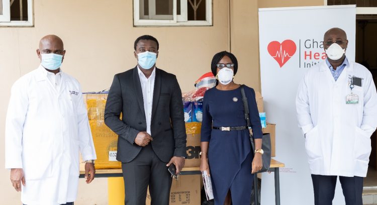 Ghana Heart Initiative donates PPE to Korle-Bu Teaching Hospital and KATH