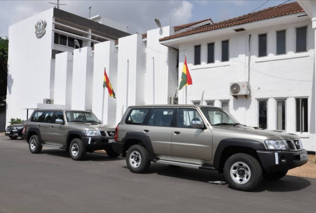 ARAP hands over vehicles to CHRAJ to evaluate activities in regions
