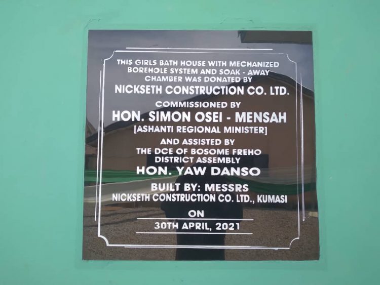 Nickseth Construction builds GHS350,000 bathroom and laundry facility ...