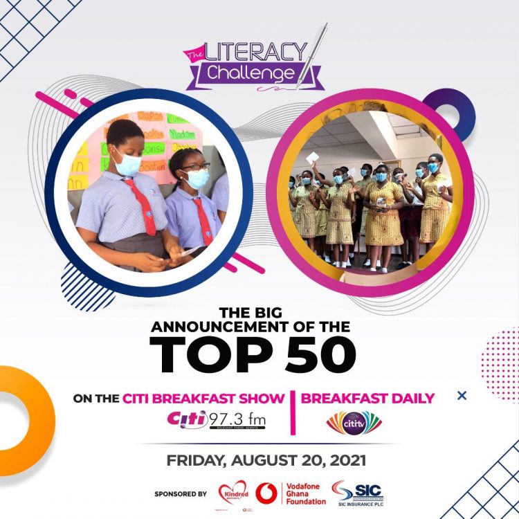 The Literacy Challenge: Top 50 entries to be announced today