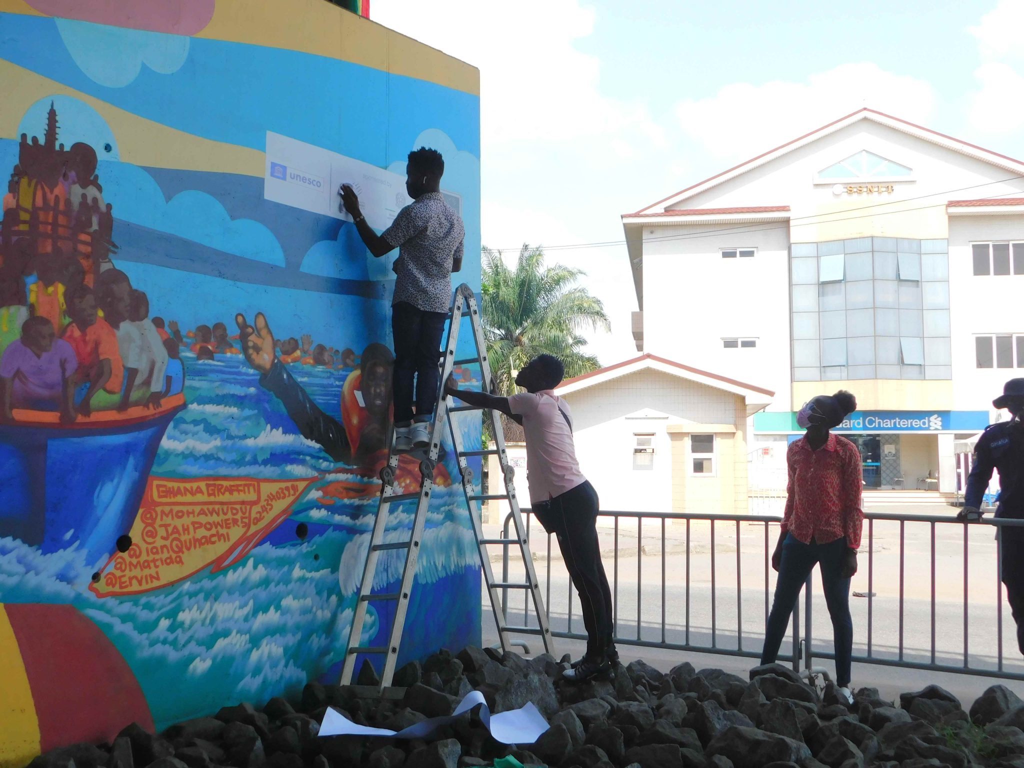 Ghana Grafitti, UNESCO unveil mural at Kwame Nkrumah Circle to educate ...