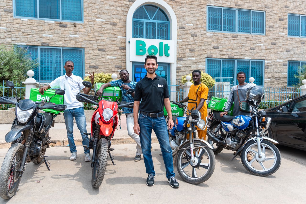 Bolt Food Rewards 50 Couriers In Ghana