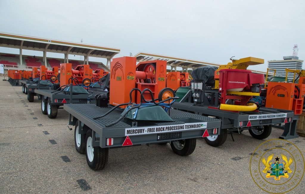 Nana Addo commissions 100 Gold Katcha equipment