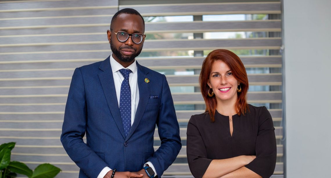 Nana Yaw Owusu Banahene, Country Manager and Elizabeth Rossiello, CEO ...