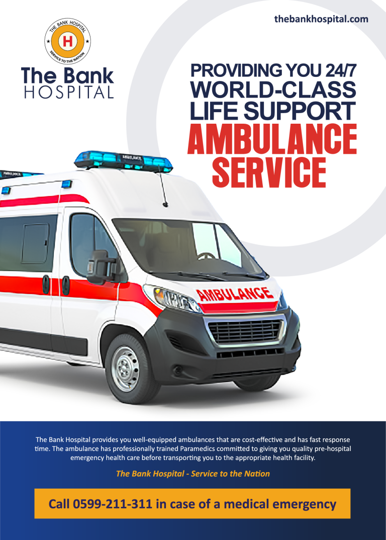 Our ambulance service is efficient and reliable – The Bank Hospital