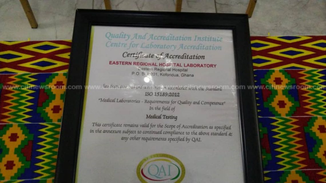 Eastern Regional Hospital Laboratory receives ISO 15189 Certification