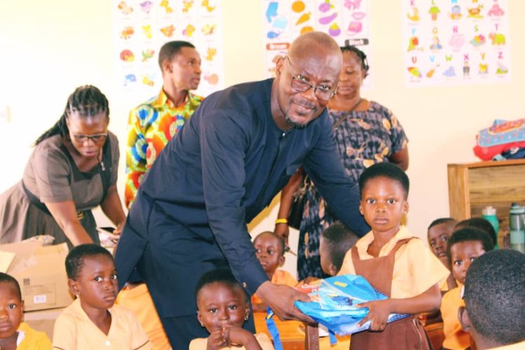 Obuasi MCE tours schools to mark my first day at school