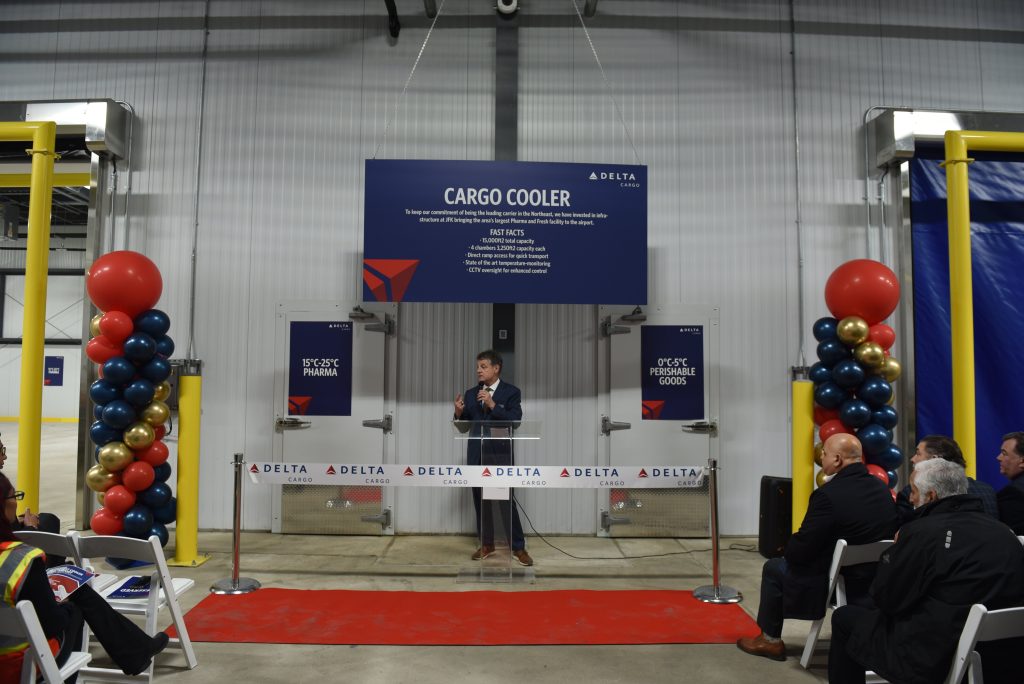 Delta Cargo unveils largest cooler facility at New York-JFK