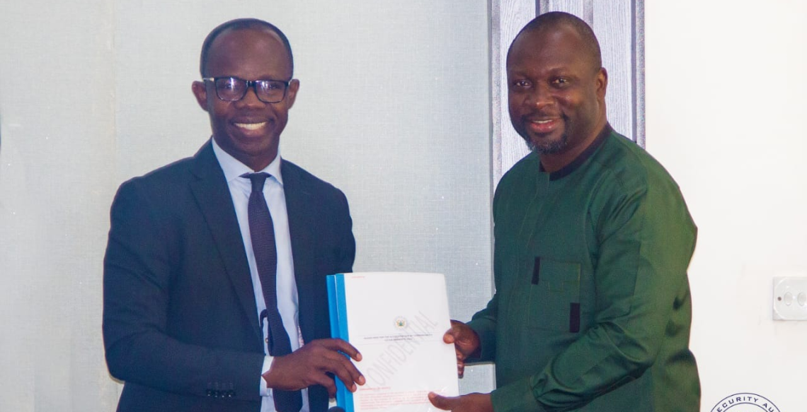 Director-General of the CSA, Dr. Albert Antwi-Boasiako and the Chief ...