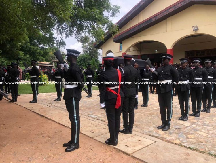 Burial service of Late Callistus Amoah Police Officer (6 ...