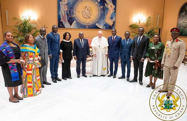 Ghana strengthens ties with Vatican as Akufo-Addo meets Pope Francis