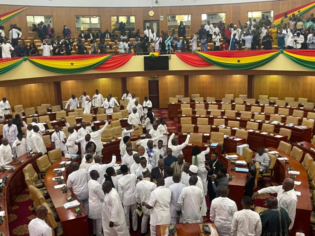 Mahama, NDC leadership storm Parliament ahead of Gyakye Quayson's ...