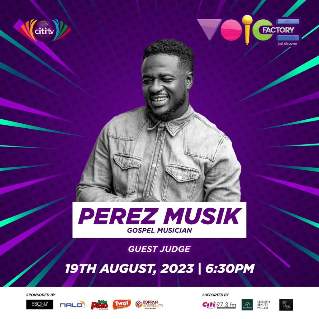 Perez Musik to feature as guest judge on Voice Factory tonight