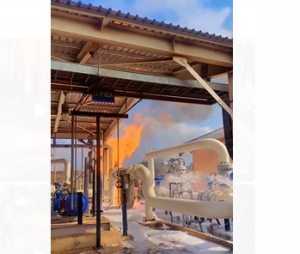 Gas booster station near Tema Oil Refinery catches fire