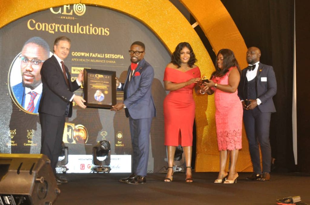 Apex Health Insurance's Setsoafia-Tukpeyi wins Best CEO in Health Insurance