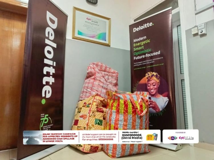 Deloitte Ghana donates GHS 10,000, bags of cloths to Citi TVFM # ...
