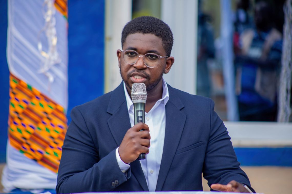 Evans Adusei Jnr., CEO of Hello World Organisation speaking at St ...