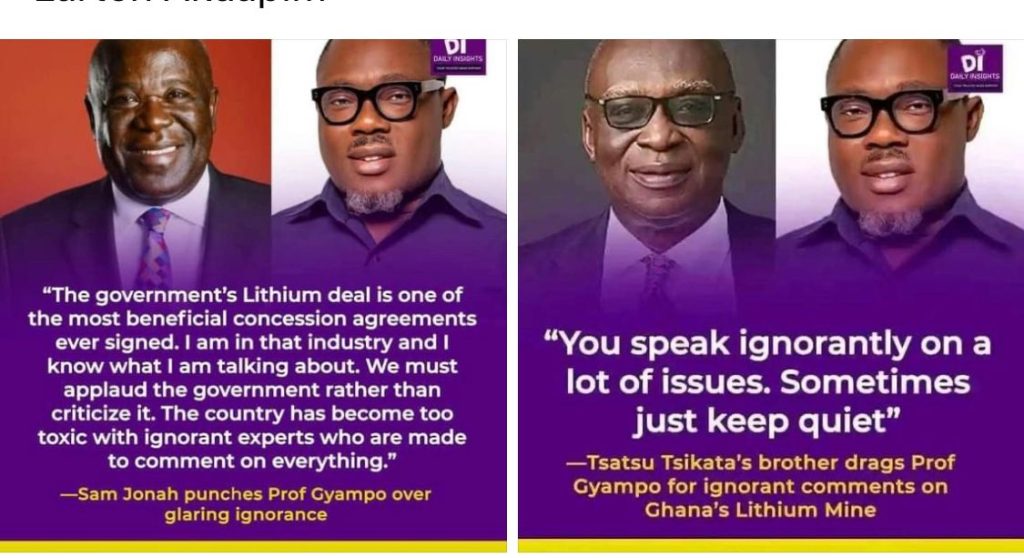 Lithium deal: Ignore mischievous comments attributed to Sam Jonah, Fui ...