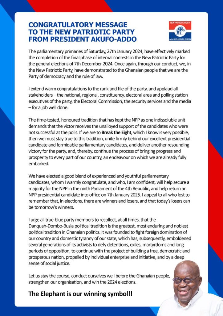 NPP primaries: We can break the 8 if we unite, rally behind our ...