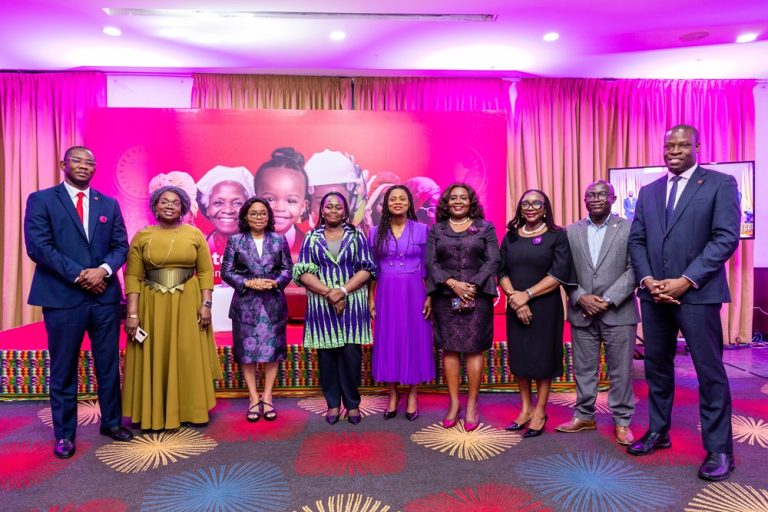(L-R) Adolph Kpegah, Dr Ellen Hagan, Frances Adu-Mante, CJ HL Justice ...