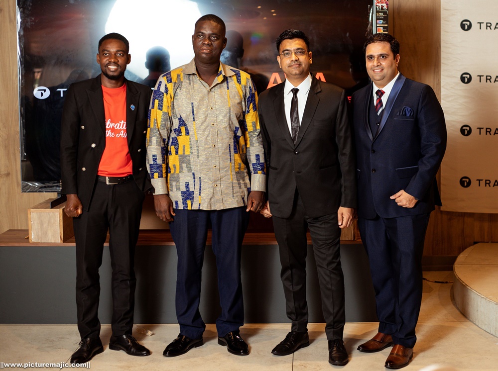 From left to right – Enoch Kumah, Network, Planning and Revenue Manager ...