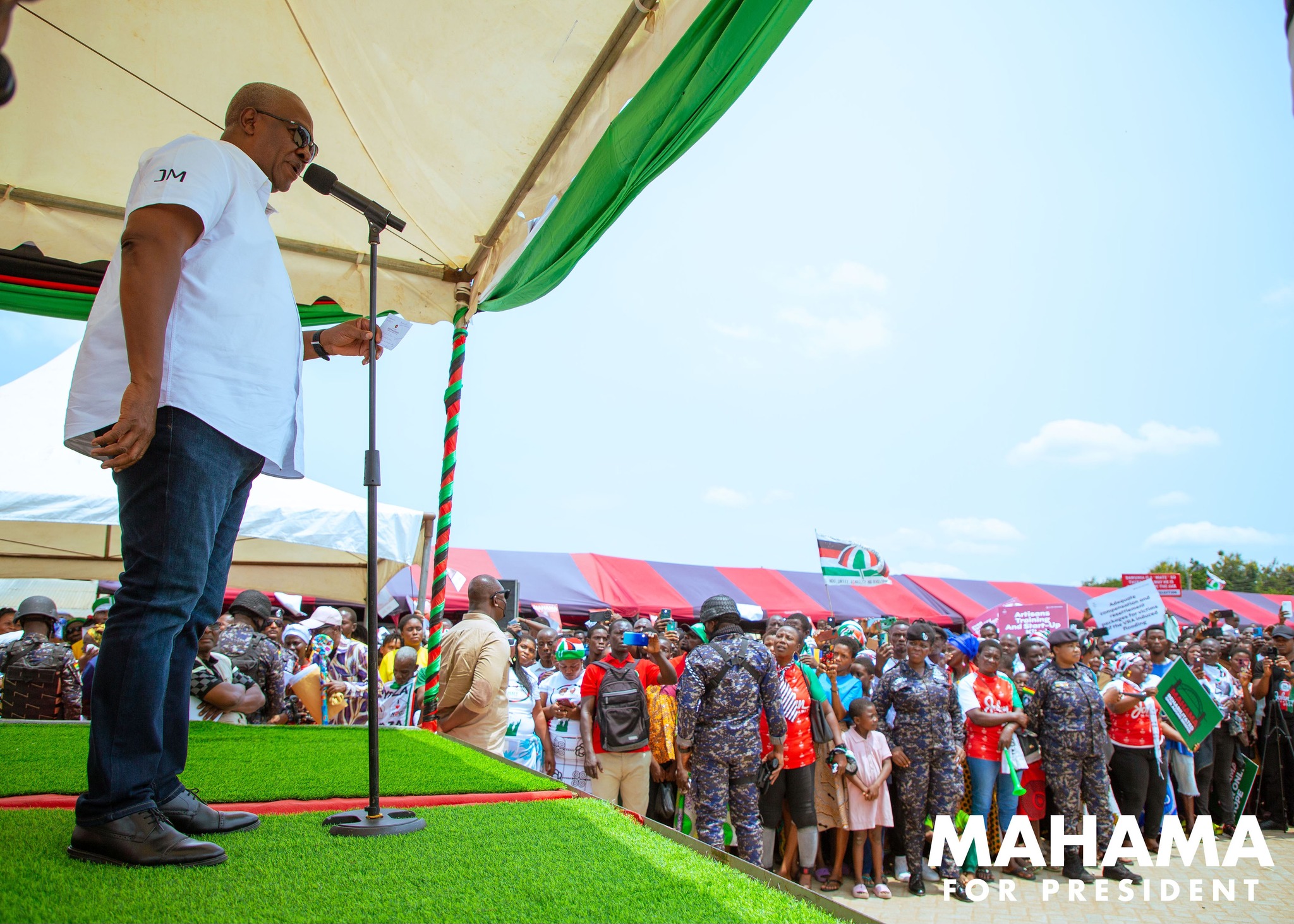 Election 2024: Mahama promises stadia in all 16 regions