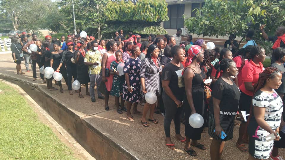 Workers of Tetteh Quarshie Memorial Hospital hold vigil for staff ...