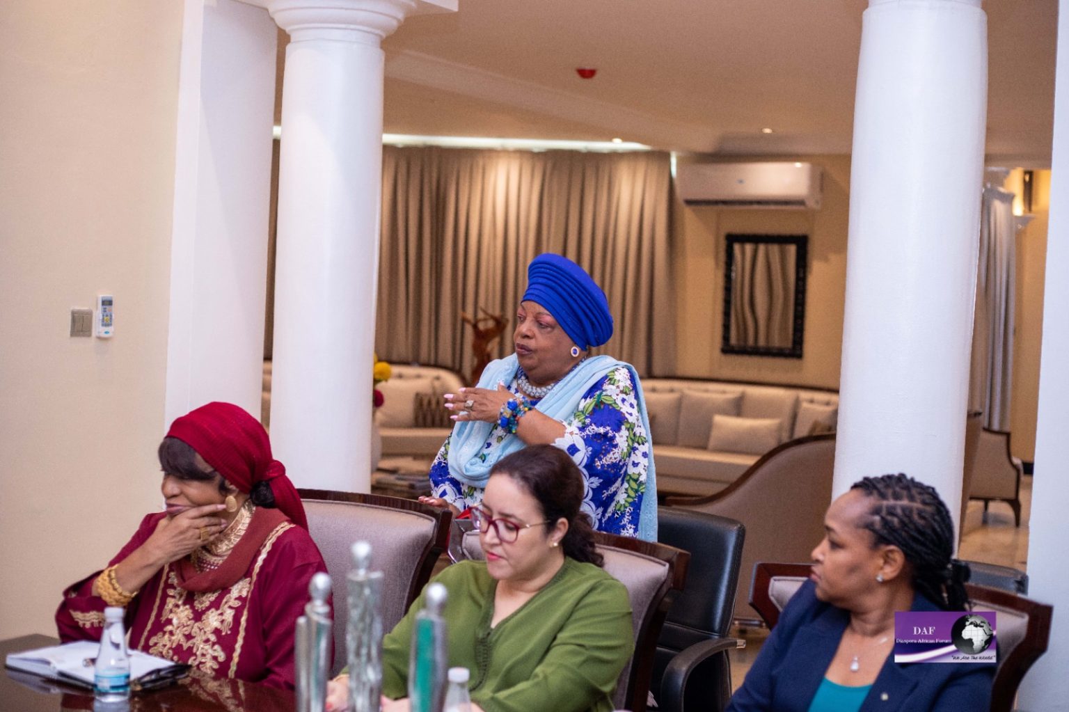Female ambassadors pay courtesy call on Prof Opoku-Agyemang