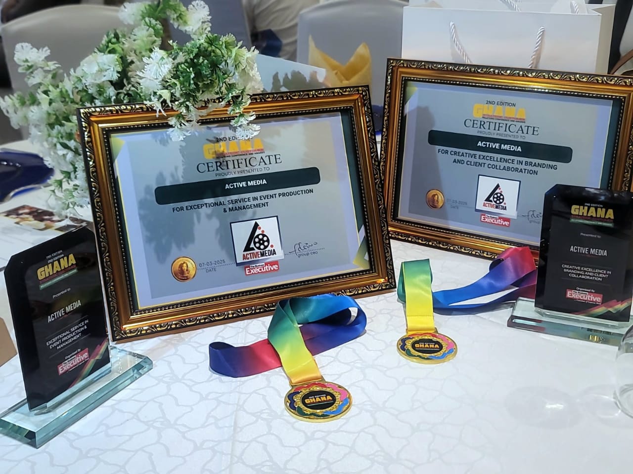 Active Media wins two awards at 2025 Ghana Strategic Customer Relations ...