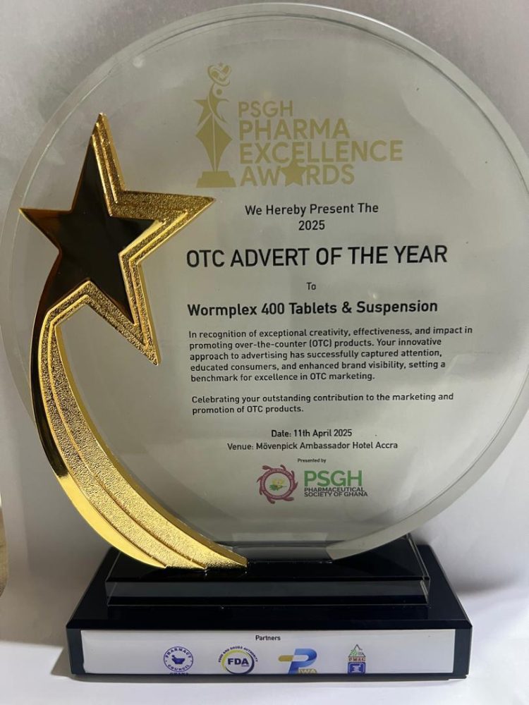Wormplex 400 honoured at inaugural PSGH Pharma Excellence Awards