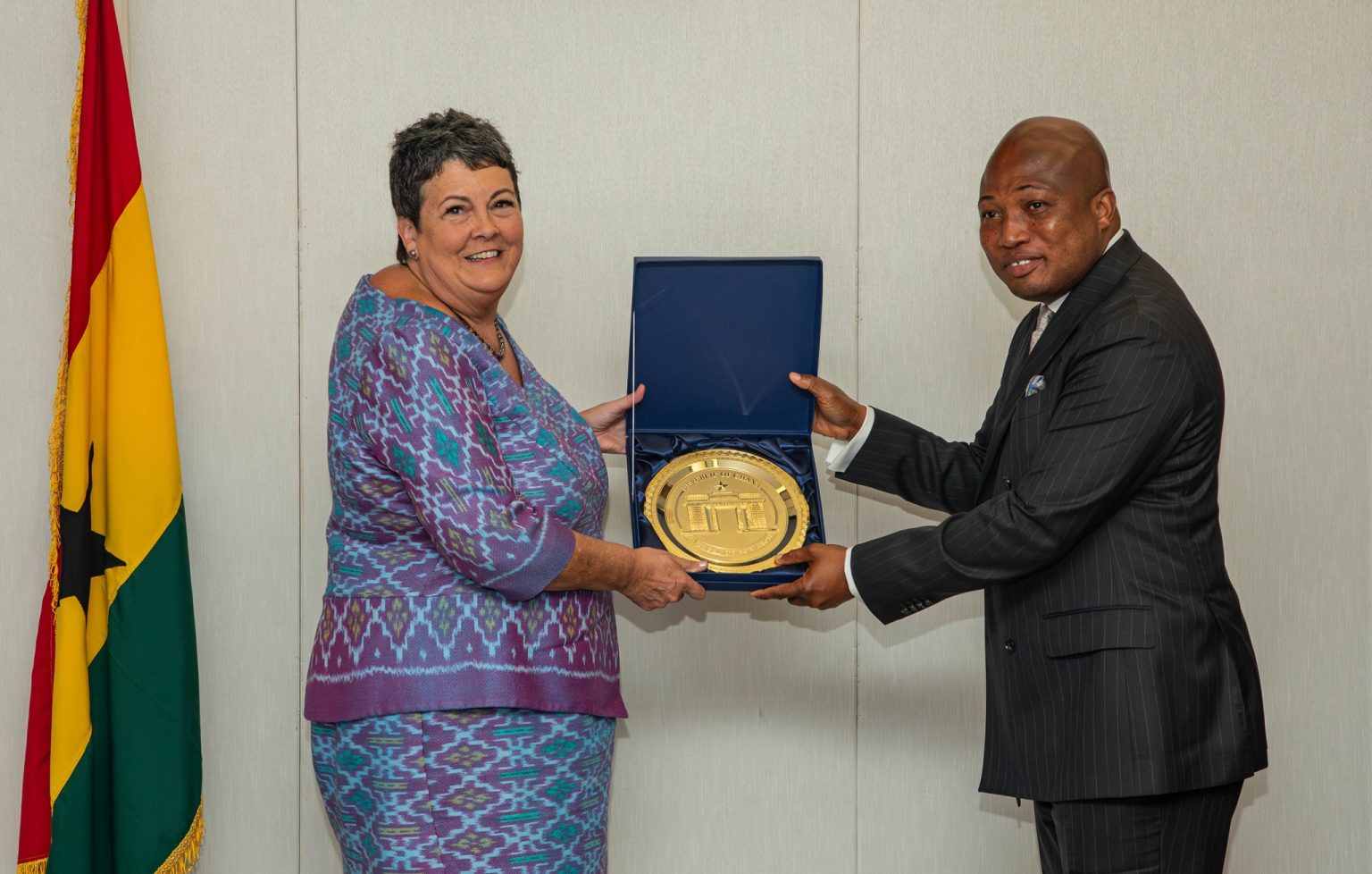 U.S. Embassy bids farewell to Ambassador Virginia Palmer