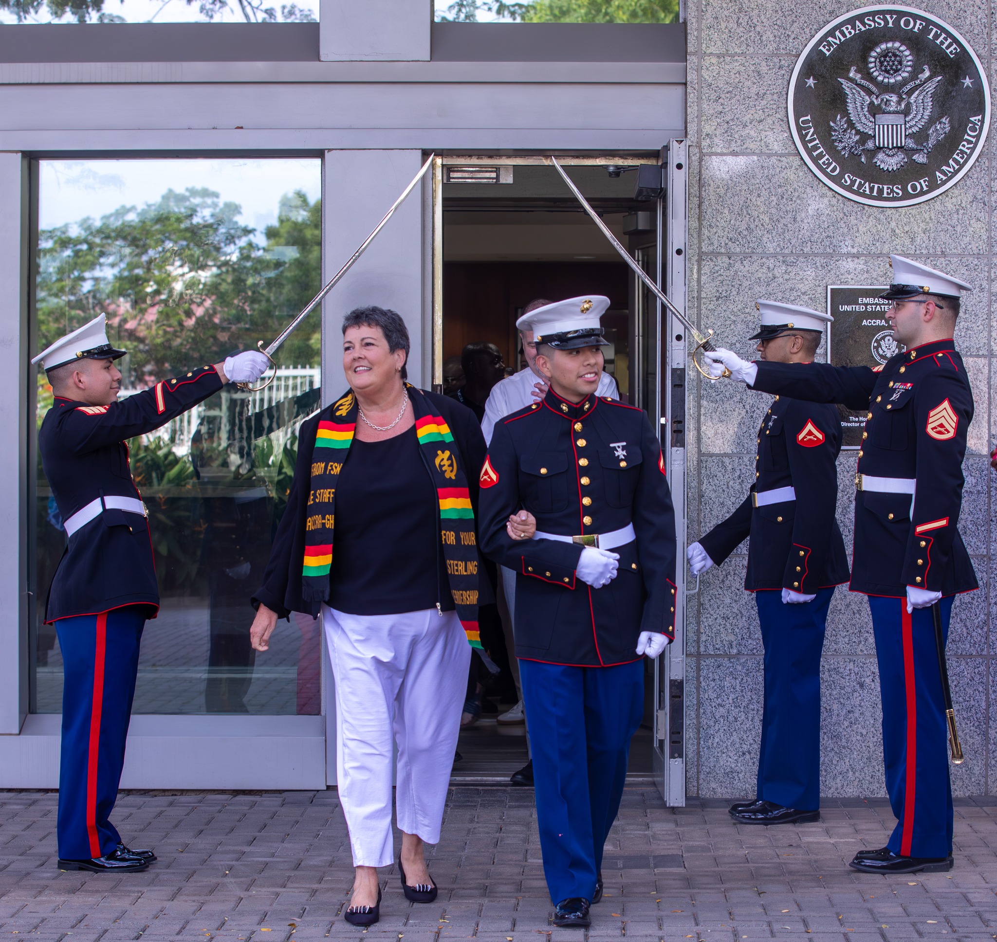 U.S. Embassy bids farewell to Ambassador Virginia Palmer