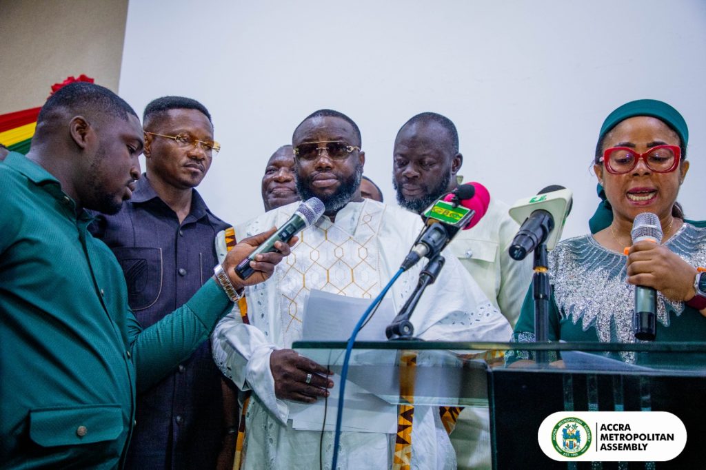 Michael Allotey takes over as Accra Mayor after unanimous vote