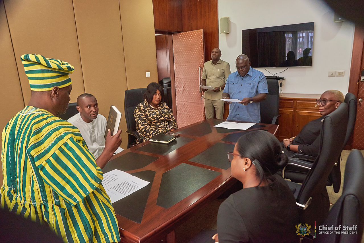 Moses Asaga sworn in as PURC Board Chair