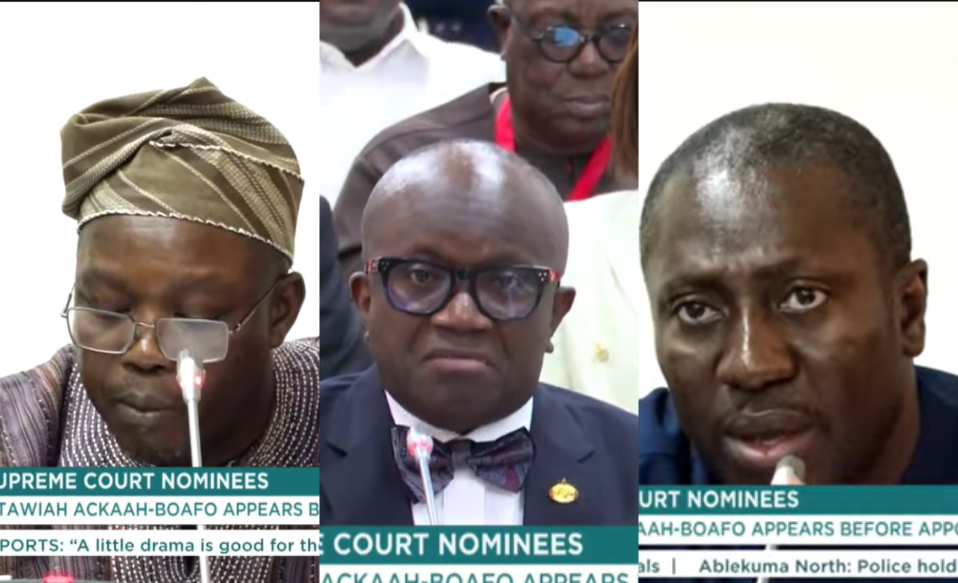Vetting: Justice Ackaah-Boafo, Afenyo-Markin, Ahiafor 'struggle' with ...