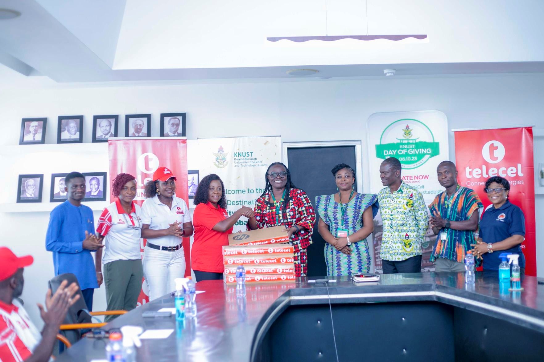 Telecel Ghana Foundation donates 100 laptops to KNUST to support ...