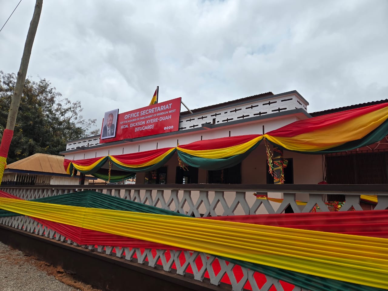 Berekum West MP commissions modern office complex to serve constituents