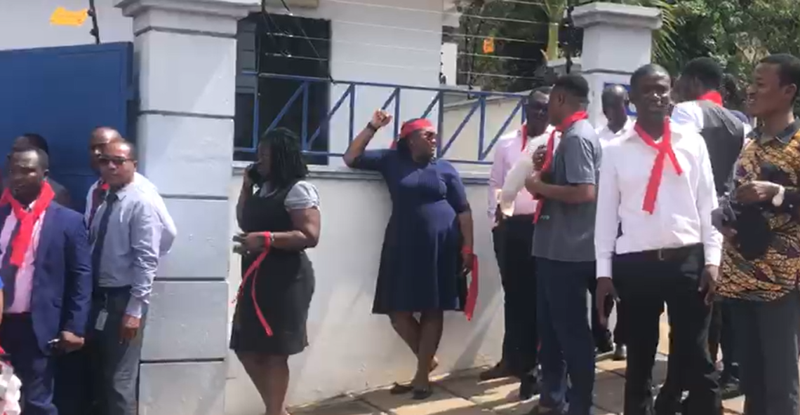 Prudential Bank staff protest selective pay hikes, fuel allowance ...