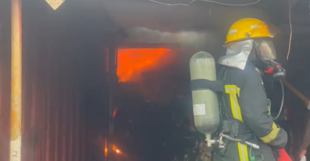 Fire destroys Kantamanto Tazani Lane