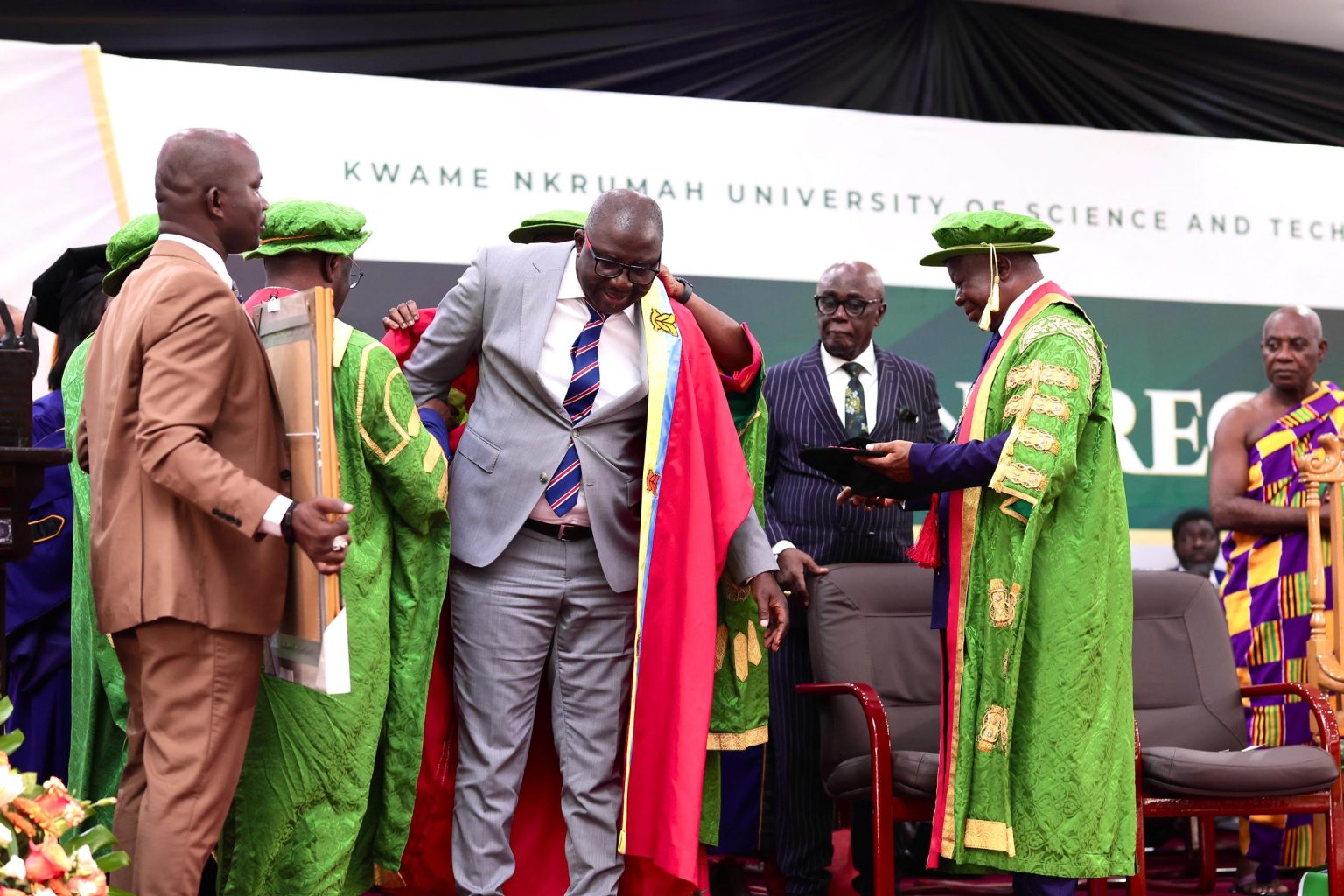 KNUST confers honorary doctorate on Agri-Impact CEO Daniel Fahene Acquaye