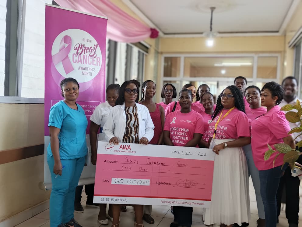 AWA supports Korle Bu Breast Cancer Unit with GH₵60,000