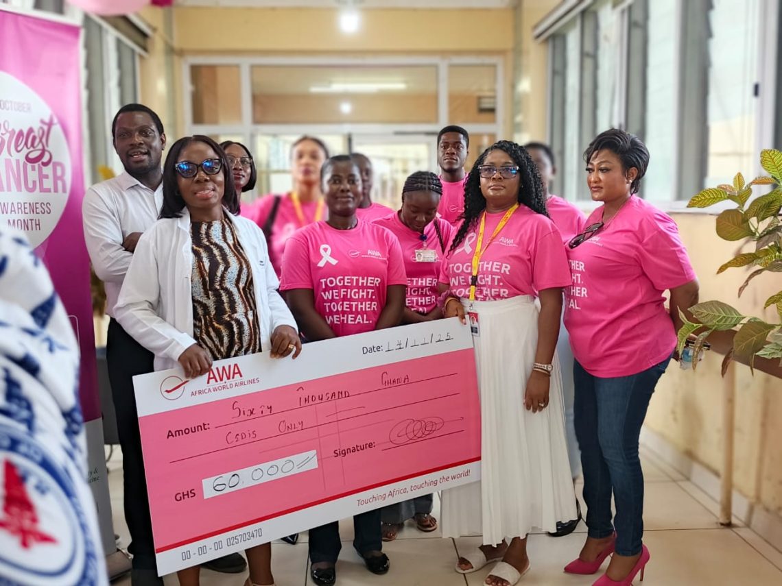 AWA supports Korle Bu Breast Cancer Unit with GH₵60,000